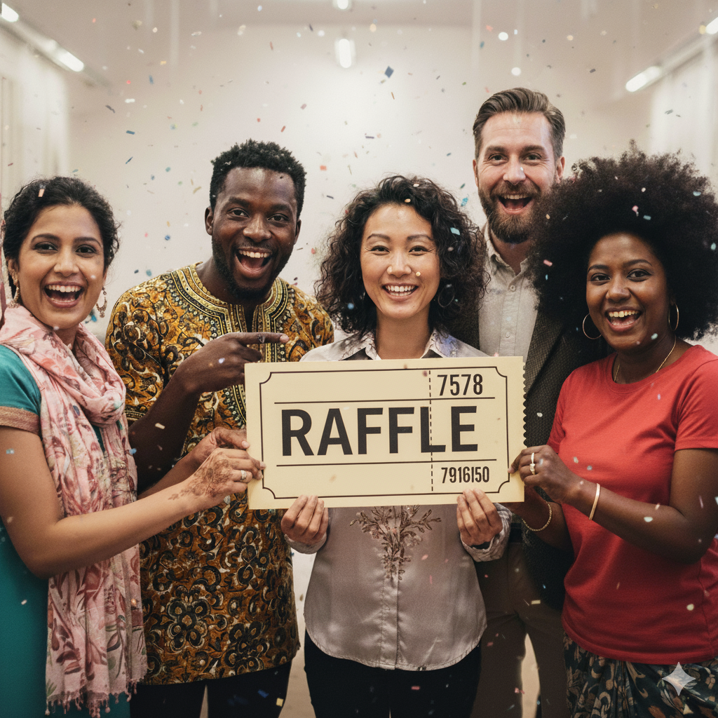 Run a mobile friendly Easy Raffles raffle online fundraiser.